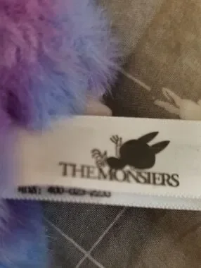 POP MART | Toys | Labubu Plush Purpleblue Fuzzy Monster Doll | Poshmark